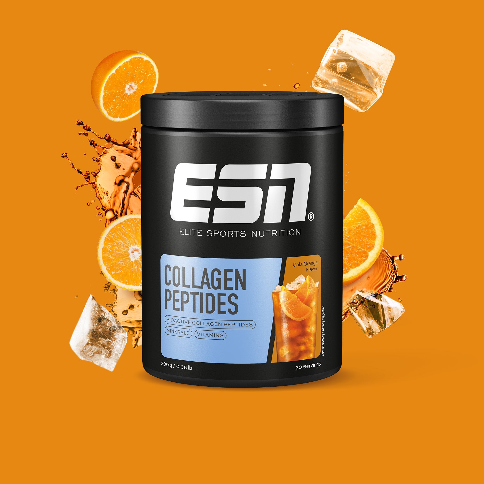 Collagene in polvere 300g | idrolizzato di collagene + vitamina C – ESN